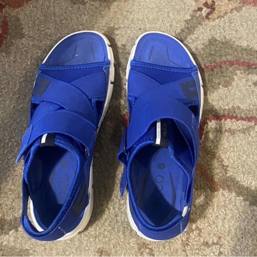Ecco Blue Intrinsic Sandals Lightweight Stretchable E… - Gem